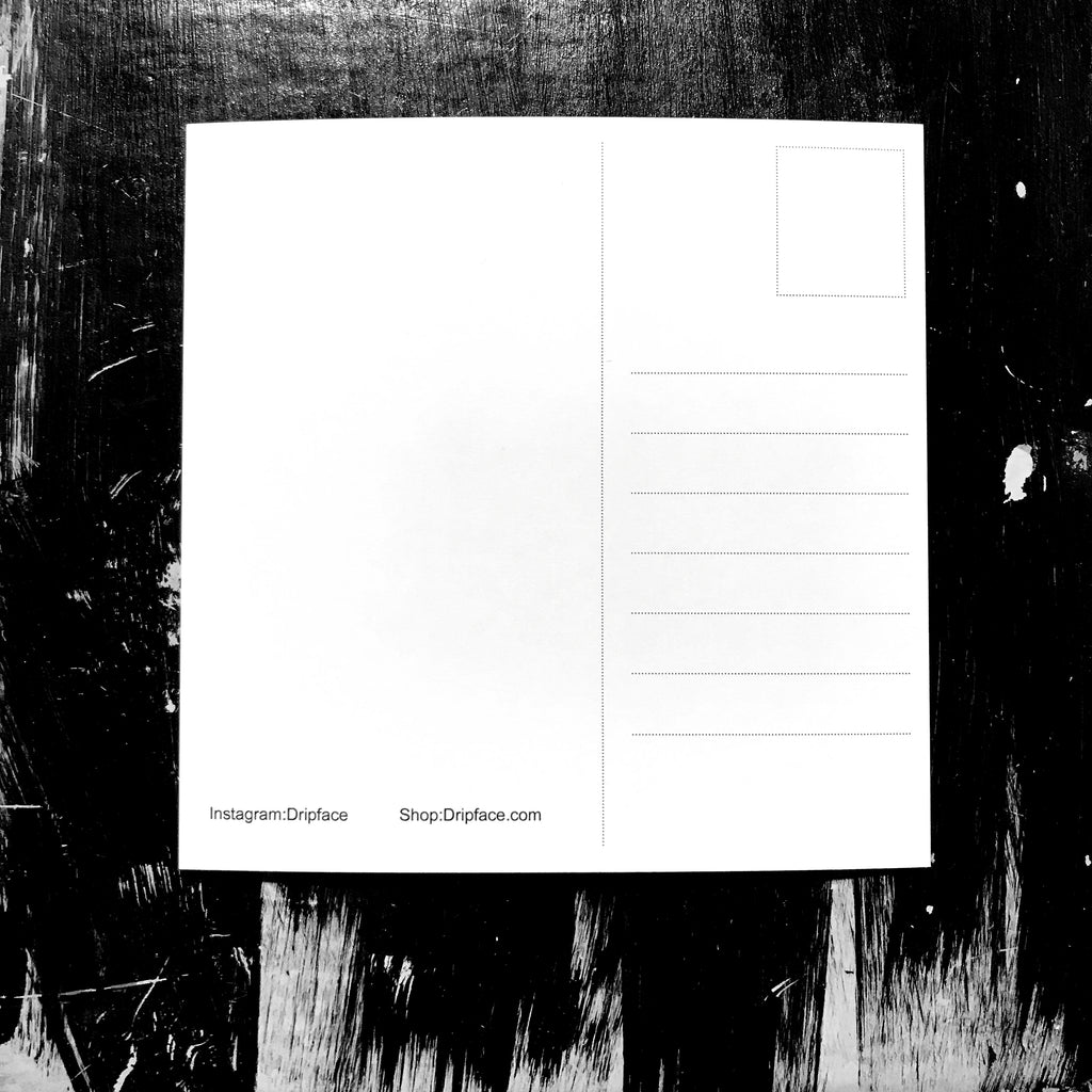 WELCOME HOME postcard print – Dripface