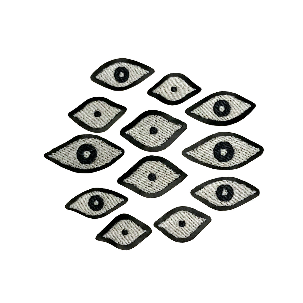 Extra Eyes sew on patch set - glow in the dark – Dripface
